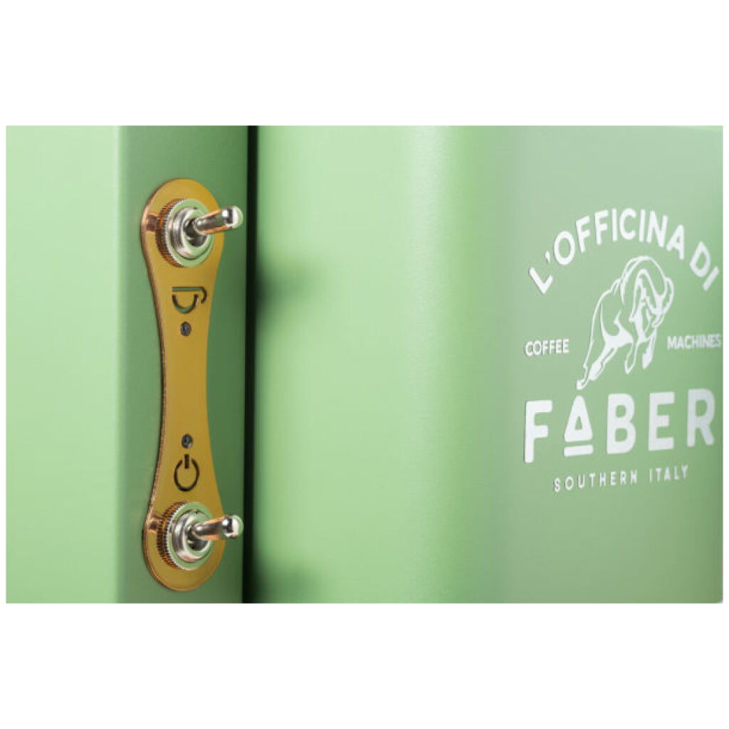 Faber - Pro Deluxe Acid Green & Gold - Kaffeemaschine für E.S.E. Pads ...